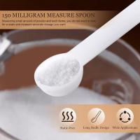 China 150mg Micro Measuring Spoon 1/32 Teaspoon Plastic Scoop for Powders Cosmetics Medicine 16 Pack for sale