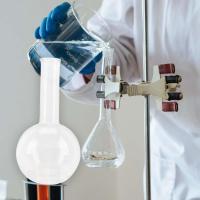 China 250ml Glass Round-Bottom Boiling Flask Narrow Mouth for Lab Scientific Experiment for sale