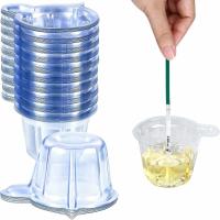 China 40ml Plastic Disposable Urine Cups 80 120 200 Pcs for Pregnancy Ovulation pH Test for sale