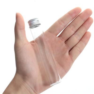 China 30ml Borosilicate Glass Test Tubes with Screw Caps 22mm x 120mm Leak-Proof Sample Vials for sale