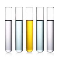 China Borosilicate 3.3 Glass Test Tubes 50ml 25x150mm Beaded Rim Thick Wall 1.2mm Heat Chemical Resistant for sale