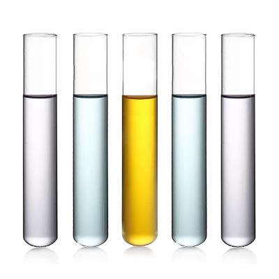 China Borosilicate 3.3 Glass Test Tubes 50ml 25x150mm Beaded Rim Thick Wall 1.2mm Heat Chemical Resistant for sale