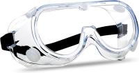 China Anti-Fog Safety Goggles Clear Lens Wide Vision Adjustable Headband Chemical Splash Protection OTG Fit for sale