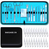 China 38 PCS Advanced Dissection Kit Biology Lab Anatomy Set Stainless Steel Scalpel Knife Handle Blades Medical Students Veterinary for sale
