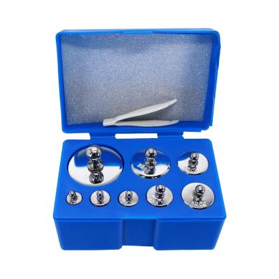 China 17 Piece Precision Calibration Weight Set 10mg to 100g Stainless Steel for Digital Scales for sale