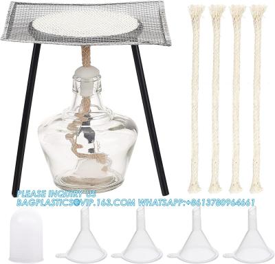 China 150ml Glass Alcohol Lamp Set with Tripod Stand Lab Burner Kit for Heating Experiments for sale