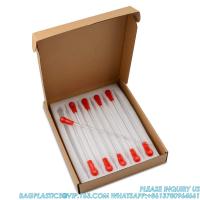 China Borosilicate Glass Dropper Pipettes 3ml Non-Graduated Liquid Transfer Pipettes 20cm with Rubber Caps Set of 10 for sale