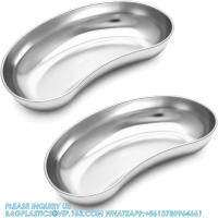 China 8 Inch 304 Stainless Steel Kidney Tray Emesis Basin for Dental Lab Surgical Instruments for sale