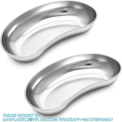 China 8 Inch 304 Stainless Steel Kidney Tray Emesis Basin for Dental Lab Surgical Instruments for sale