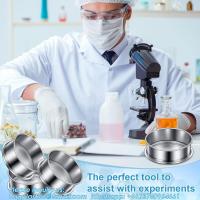 China 304 Stainless Steel Lab Sieves 4 Inch Diameter 200 Mesh 80 Mesh 10 Mesh Test Sieve Set for sale