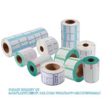 China Waterproof Self-Adhesive Thermal Label Sticker 40mm x 30mm for Bottle Supermarket Store Outdoor Camping for sale