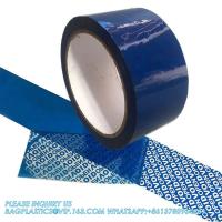 China Serial Numbered Red Tamper Evident Security Tape 48mm x 50m 2mil 100% Total Transfer Void for sale