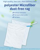 China Reusable Washable Microfiber Wiping Cloth 9x9 Inch Cleanroom ESD Lint Free Lab Wipes for sale