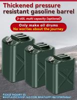 China Steel Jerry Can 60L Metal Gasoline Tank with Lockable Mount Rack for 20L 10L Cans for sale