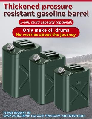 China Steel Jerry Can 60L Metal Gasoline Tank with Lockable Mount Rack for 20L 10L Cans for sale