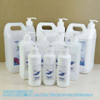 China HDPE Refillable Plastic Pump Bottle 250ml to 10L Liquid Detergent Hand Wash Bottle with Travel Lock for sale