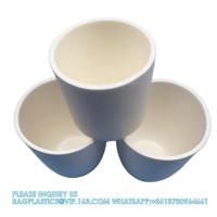 China 99.3% Alumina Ceramic Crucible 40mm OD High Purity Al2O3 Crucible for Lab Glass Melting 1600C for sale