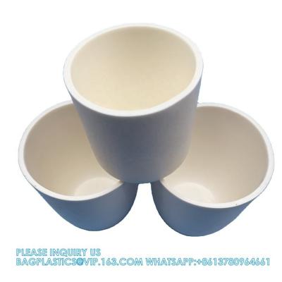 China 99.3% Alumina Ceramic Crucible 40mm OD High Purity Al2O3 Crucible for Lab Glass Melting 1600C for sale