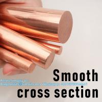 China 99.9% Pure Copper Rod 8mm Dia 200mm Length Solid Bare Cu Round Bar for Electrical & Heat Transfer for sale