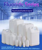 China HDPE Fluorinated Plastic Bottles 50ml to 1000ml Chemical Solvent Containers Anti-Corrosion for sale