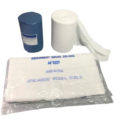 China 100% Cotton Medical Gauze Roll 4 Ply 100 Yard Surgical Absorbent Wound Dressing for sale