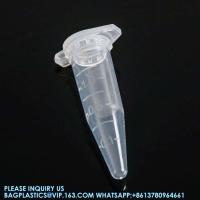China PP Conical Microcentrifuge Tubes 0.5ml 1.5ml 2ml Sterile Snap Lid Lab for sale