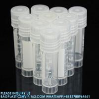 China 2ml PP Cryogenic Vial Self Standing with Cap -180°C Lab Sample Storage Tube for sale