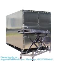 China 6 Rooms Mortuary Refrigerator Body Freezer 304 Stainless Steel 0 to -10°C CE Approved for sale