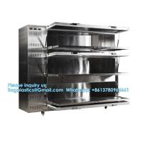 China Side Open 3 Drawer Morgue Freezer with Individual Temperature Controller -18 to 0°C for sale
