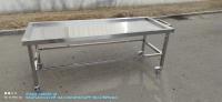 China 304 Stainless Steel Dead Body Transport Trolley 200kg Capacity Custom Size Morgue Trolley for sale