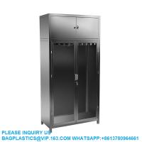 China Custom Stainless Steel Lab Cabinet with Hook 304 Grade for Hospital School for sale