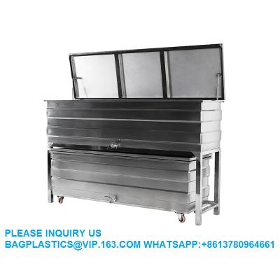China Customized Adult Corpse Immersion Tank Cadaver Formalin Storage Sink 304 Stainless Steel for sale