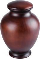 China Solid Pine Wood Cremation Urn for Adults Up to 200lbs 220 cu in Capacity Vase Urn for Human Ashes for sale