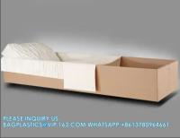 China Cardboard Cremation Casket Rental Insert 24in Wide Paper Coffin for Adult American Style for sale