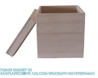 China Paulownia Wood Bone Box for Japanese Funeral 4-8 Inch Urn Sizes Custom Eco-Friendly Solid Wood for sale