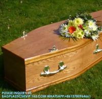 China English Style Wooden Coffin 216x72cm UK Casket for Adult Funeral Use for sale