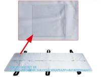 China White Vinyl Cadaver Body Bag 36x90 Inch Full Length Center Zipper PVC Mortuary Bag 200 Micron for sale