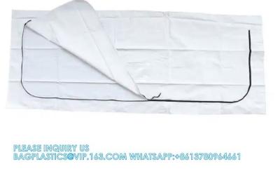 China Heavy Duty Vinyl Body Bag Stretcher Combo 90x36 Inch 300 lbs Capacity 8 Handles for sale