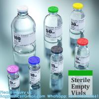 China Sterile Empty Vials 30ml with Self Healing Injection Port and Flip Off Aluminum Cap Steam Sterilized for sale