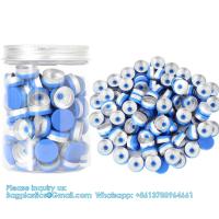China 20mm Aluminum-Plastic Flip Top Caps with White PTFE Red Silicone Septa for Glass Vial Crimp Caps 100 Pcs for sale