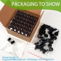 China 36 Pcs 2 ml Amber Glass Essential Oil Vials with Orifice Reducers and Black Caps for sale