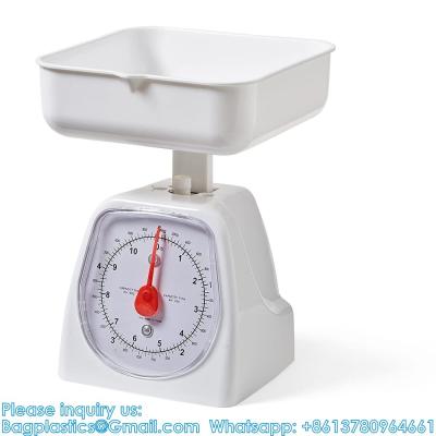 China Dual Dial Analog Platform Scale 5kg Capacity ABS Plastic Kitchen Classroom Weighing Scale for sale