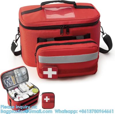 China Medicine Storage Bag 3 Pack with Insulated Cooler Pouch 11x6.9x5.9in for Travel and Emergency for sale