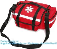 China Empty Trauma Medical First Aid Bag 13x9x7 Inch EMS EMT Shoulder Carry Organizer with YKK Zipper for sale