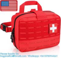 China Tactical Molle Medical Pouch Upgraded Size 9.5x7.1x3.1 Inch First Aid IFAK Pouch Detachable EMT Pouch for sale