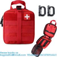 China Tactical First Aid Pouch Molle EMT Rip Away IFAK Medical Bag 1000D Nylon 8x7.1x3.5 Inch Outdoor Emergency Survival Kit for sale