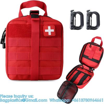 China Tactical First Aid Pouch Molle EMT Rip Away IFAK Medical Bag 1000D Nylon 8x7.1x3.5 Inch Outdoor Emergency Survival Kit for sale