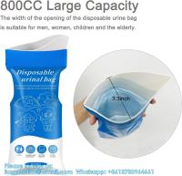 China Disposable Urinal Bags 800ml 24 Pack Portable Pee Bags for Travel Camping Emergency for sale