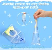China Disposable Pediatric Urine Bag Collectors 20-Pack Clear Pee Bags with Adhesive for Kids Urine Collection for sale