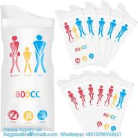 China Disposable Urine Pee Bags 12 Pack 800ml Portable Urinals for Travel Camping Unisex Men Women Kids for sale